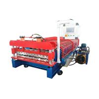 China Customizable Roof Sheet Roll Forming Machine With Chrome Plated Rollers And 20mm Side Panel for sale