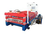 China Advance Pressure Trapezoidal Tile 1000mm Sheet Metal Roll Forming Machines for sale