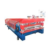 China Customizable Roof Sheet Roll Forming Machine With Chrome Plated Rollers And 20mm Side Panel for sale