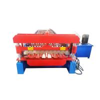 China Customizable 380V Roofing Sheet Roll Forming Machine With 5.5kw Motor And Chrome Plated Rollers for sale