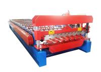 China Trapezoidal Ibr Color Steel Roof 35m/Min Sheet Metal Roll Forming Machines for sale