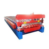 China Customizable 380V Roofing Sheet Roll Forming Machine With 5.5kw Motor And Chrome Plated Rollers for sale