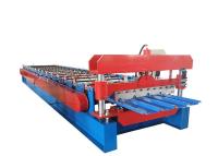 China Ppgi Trapezoidal Plc Sheet Metal Roll Forming Machines for sale