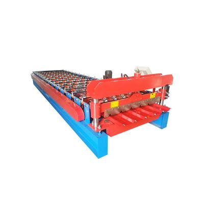 China Steel Roofing And Wall Panel Roofing Sheet Roll Forming Machine With 5.5kw Motor 15 Steps/14 Steps for sale