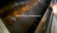 China Steel Belt Cooling Wax Pastilles Machine Resin Flaker Power 15kw Jacketed Heated Pump for sale