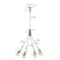 China Flower Pot Hanging Wire Cable Suspension Kit Fork Type Indoor YW-86022 for sale