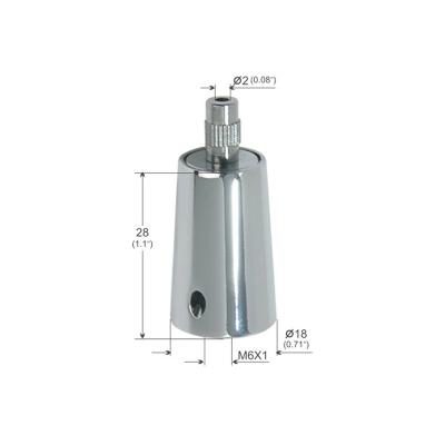 China Self Locking Adjustable Brass Rope Clamp For Hanging System Securely Fastening for sale