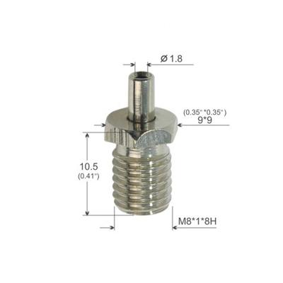 China Customized Finish And Hanging System Brass Cable Gripper With Adjustable Silver Color for sale
