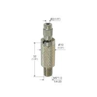 China Corrosion Resistant Flexible Cable Clamp With Spring Hook Ø1.5mm Plunger Diameter for sale