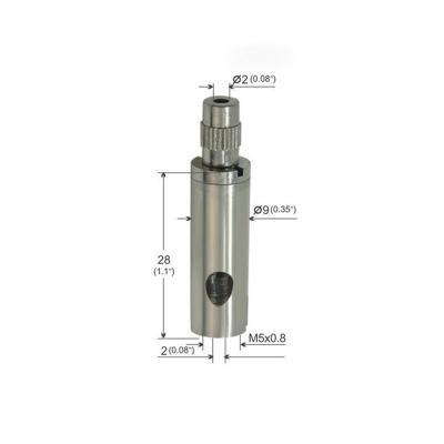 China Side Exit 2mm Plunger Aircraft Cable Grippers Customize To Hang Picture for sale