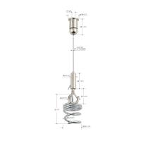 China Acoustic Panel Hanging System With Adjustable Cable Grippers 1.5mm Wire Rope for sale