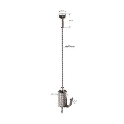China Heavy Duty Brass Cable Hanging System With Adjustable Height for sale