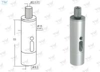 China Brass Material Aircraft Cable Grippers Satin Color Plated With Security Caps for sale