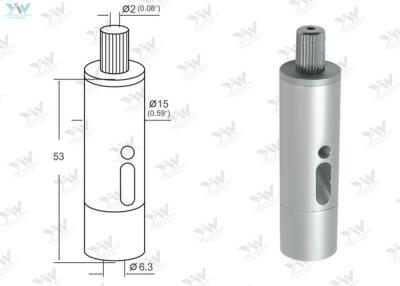 China Brass Material Aircraft Cable Grippers Satin Color Plated With Security Caps for sale