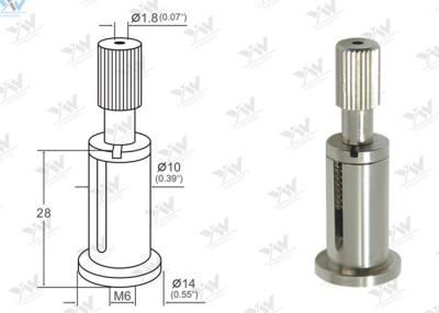 China Security Cap Lock Cable Grippers Brass Material Adjustable For Suspension for sale