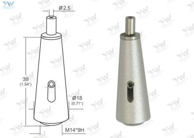 China Cone Shaped Lock Cable Grippers Satin Plated Brass Material Gripper for sale