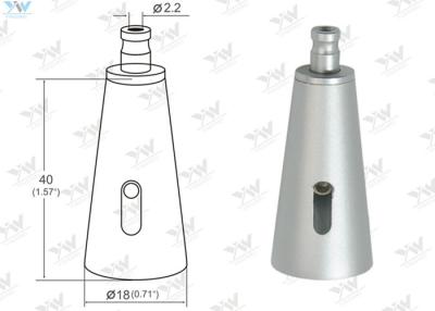 China Cone Shaped Adjustable Cable Grippers No Thread Size With Silver Finishing for sale