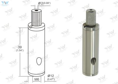 China Ncikel Plated Brass Material Lock Cable Grippers With Secusrity Cap for sale