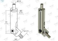 China Nickel Finish Aircraft Cable Fixture Hangers And M3 Threaded Swivel Joint for sale