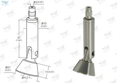China Ceiling Cable Hanging System / Brass Cable Gripper With Swivel Jointed Foot for sale