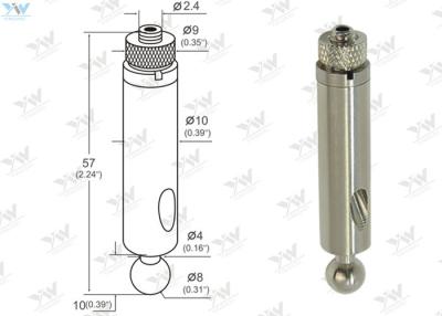 China Linear Light Aircraft Cable Hanging Systems Side Exit With Φ8mm Sildder for sale