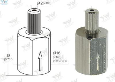 China Compliant Hexagon Shaped Adjustable Cable Grippers Customized Finish Color for sale
