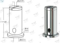 China Brass Material Suspended Display Systems / Signage Hanging Systems For Hard Ceiling for sale