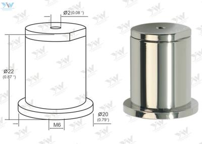 China Affordable Nickel Color Ceiling Hanging System Φ2.0 mm Cable Hole Diameter for sale