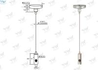 China Satin Color Lighting Wire Suspension Systems For Hanging Panel Lights for sale