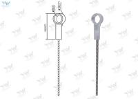 China Fuse Cut Ended Stainless Wire Lifting Slings , Eyelet Terminals Wire Rope Assemblies for sale