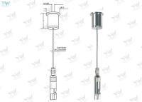 China Ø1.2 * 1500 Mm Cable Suspension Kits Brass Material Gripper With Security for sale
