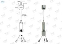 China SS304 Adjustable Triple Wire Suspension Kit , Aircraft Cable Hanging Systems for sale