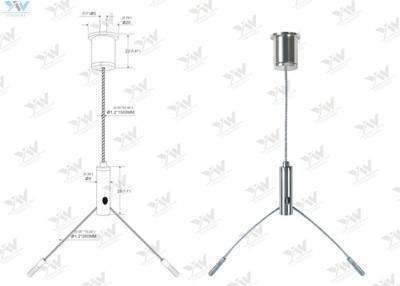China High Precision Aircraft Cable Adjustable Fittings For Hang Panel Lights for sale