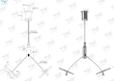 China Y - Shape Industrial Wire Suspension Kit 304 Stainless Wire With Toggles End for sale