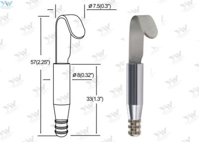 China No Thread Size Aircraft Cable Grippers / Cable Grippers With Hook Easy Install for sale