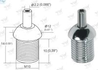 China Chrome Color Brass Cable Gripper M10 External Thread Size For Hanging System for sale