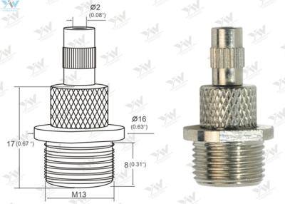 China Key Flange Cap Lock Cable Grippers Brass Material Nickel Plated With Safety Lock for sale