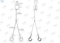 China Y Cable Adjustable Light Hanging Kit  Ø1.5 Mm Wire Thickness For LED Panels for sale