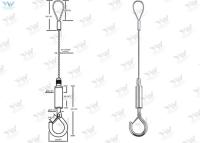 China Fast Installation LED Panel Suspension Kit Aircraft Cable Mounting Kit With Hook for sale