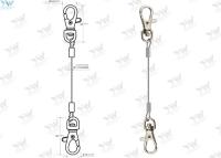 China Stainless Steel Cable LED Panel Suspension Kit / Wire Hanging System With Snap Hooks for sale
