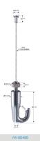 China Stainless Steel Cable Gripper Art Hanging System Adjustable Height 50 Lbs Weight Capacity for sale