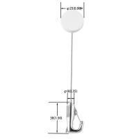 China Gallery Picture Hanging System And Wall Painting Hangers With Screw In Ceiling Mount Coupler for sale
