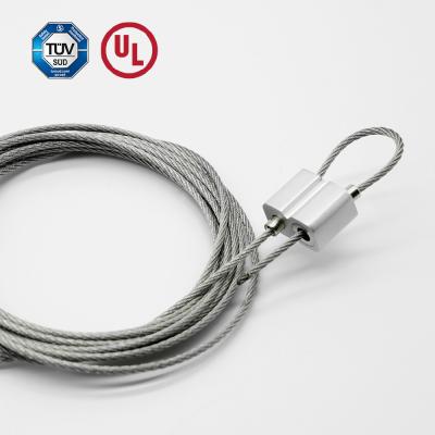 China Adjustable  Looping Cable Gripper Wire Cable Gripper For Lights Fixture Ceiling for sale
