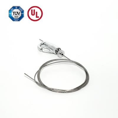 China Decorative Painting Hook Lighting Accessories For Hanging System Cable Gripper With Spring-loaded Hook for sale
