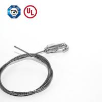 China Brass Cable Gripper With Self Lock Spring Hook Adjustable Wire Gripper for sale