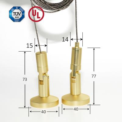 China Brass Hanging Kit Display System For Billboard/Artwork Hanging Display for sale