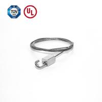 China Square Wire Lock With J Type Hook Cable Gripper With Nickel Plating for sale
