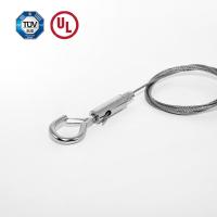 China Self Lock Spring Hook Cable Gripper With Safety Cap Suspension Light Accesory for sale