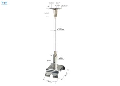 China Quick Fixing Installation Wire Suspension Systems With Clip CE RoHS Approved for sale