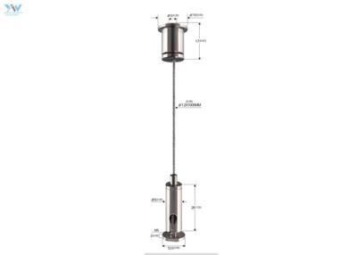 China Precision Linear Light Hanging Kit M5 Threased Self Lock 304 Stainless Steel Wire for sale